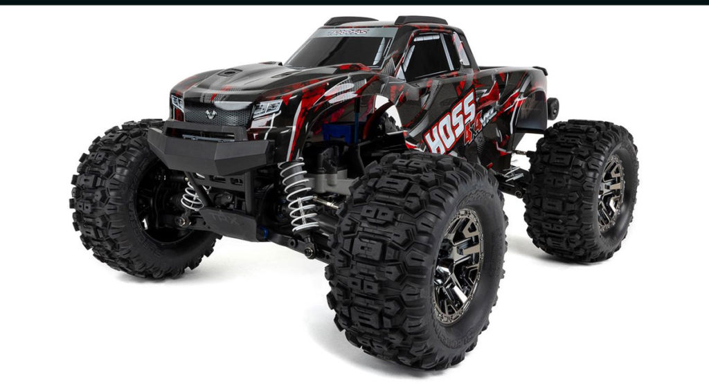Traxxas Hoss 4X4 VXL RTR Monster Truck - Shadow Red