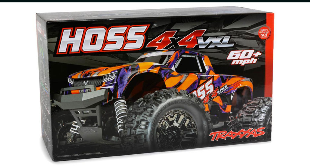 Traxxas Hoss 4X4 VXL RTR Monster Truck - Shadow Red