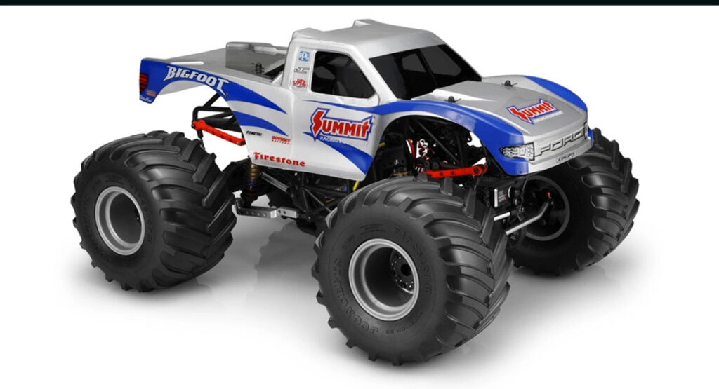 JConcepts 2010 Ford Raptor Summit Racing BIGFOOT Scallop Body
