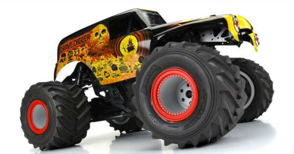 Pro-Line Grave Digger Bodies - Fire (Red) and Ice (Blue)